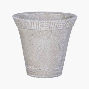 African Planter Concrete Round Pot - thepotandplanter